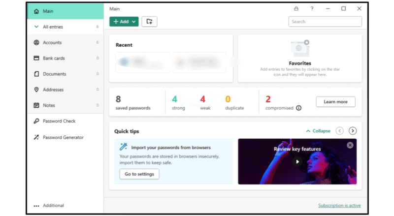 Análise do Kaspersky Password Manager 2026: é bom?