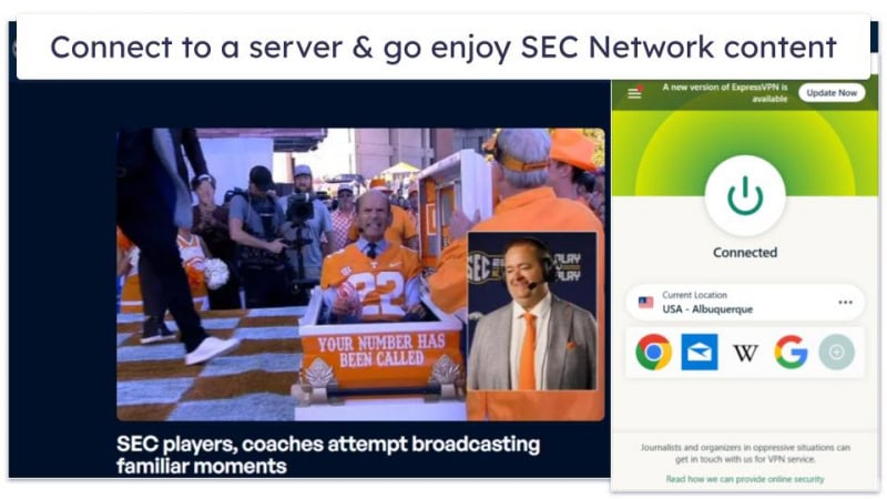 How to Watch SEC Network From Anywhere in 2026