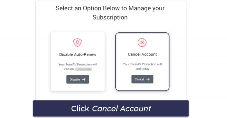 How To Cancel Total Av Subscription