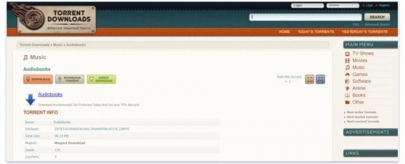 Les 6 meilleurs sites de torrents de livres audio en 2025