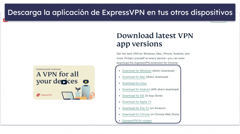 Crear una cuenta ExpressVPN y descargarla en Windows