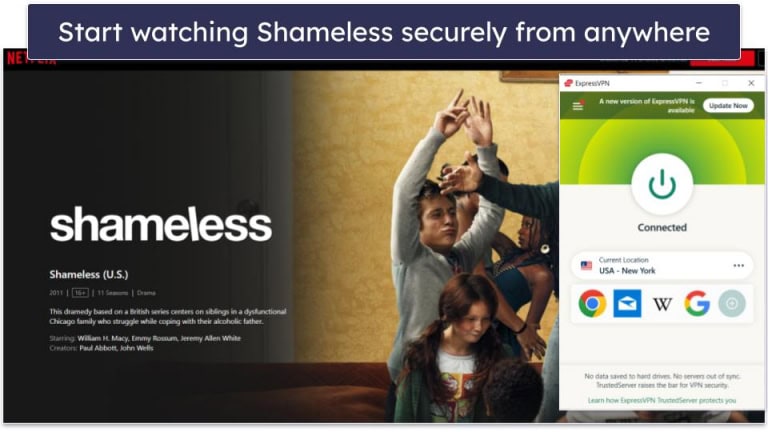 How to Watch Shameless From Anywhere in 2026