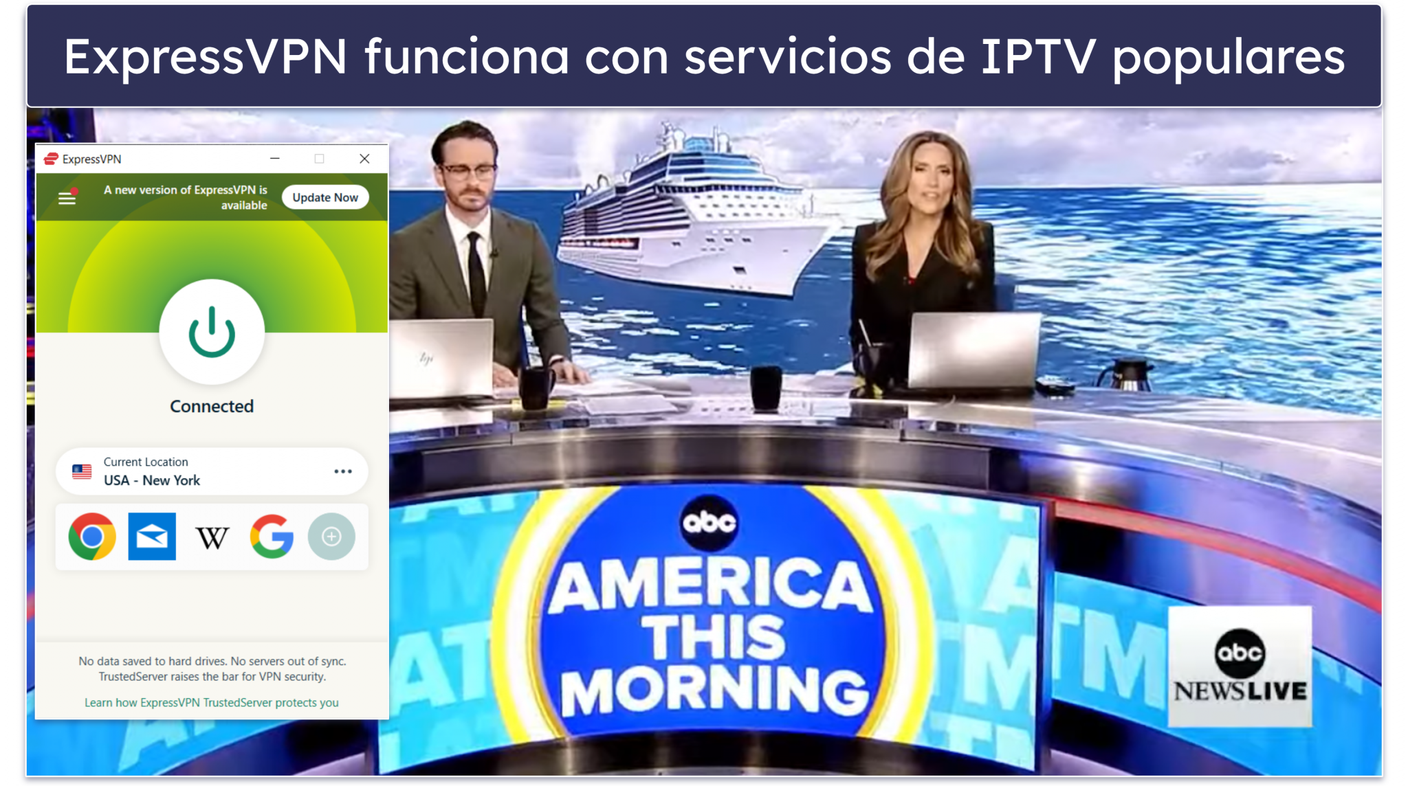 Las 5 mejores VPN para IPTV de 2026: seguras y estables