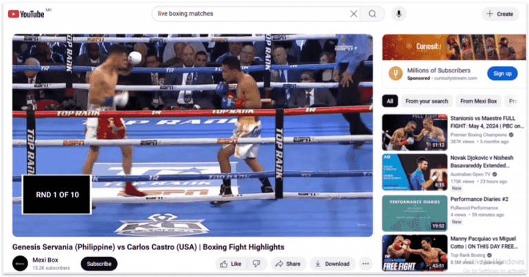 7 beste Boxen Live-Stream Websites 2026: 100 % legal