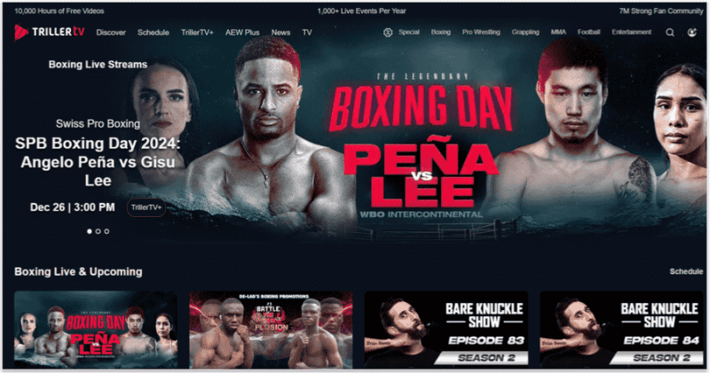 7 beste Boxen Live-Stream Websites 2026: 100 % legal