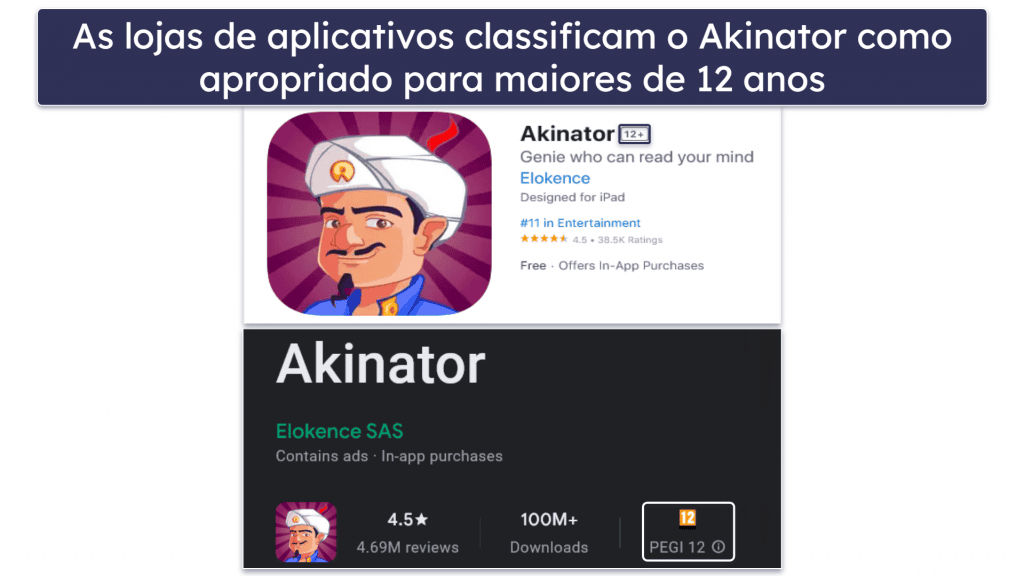 Akinator é seguro para crianças? Informações aos pais 2026